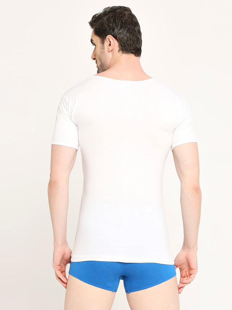 Supreme Men's Combed Cotton Vest with Sleeves – VIP (India)